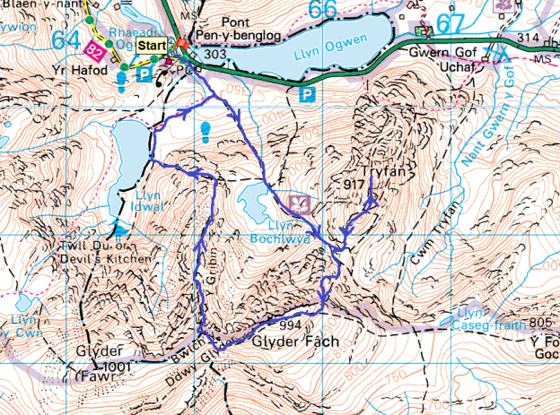 Tryfan and the Bristly Ridge | treksandtors