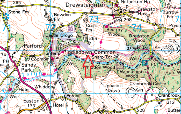 Sharp Tor (Drewsteignton) | treksandtors