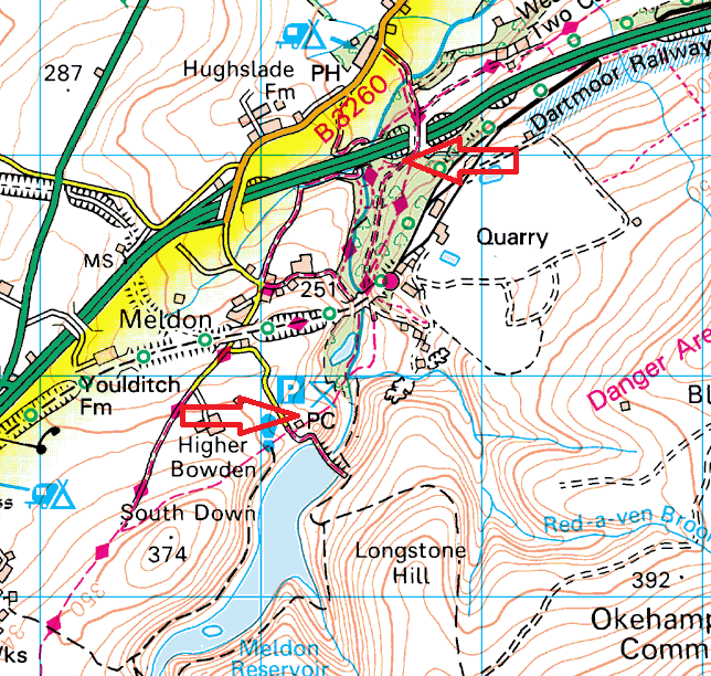 Meldon Reservoir parking | treksandtors