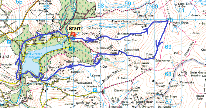 A long loop around Burrator | treksandtors