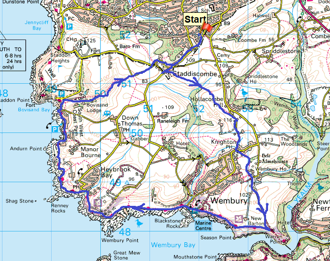 Coastal walk around Wembury from home | treksandtors