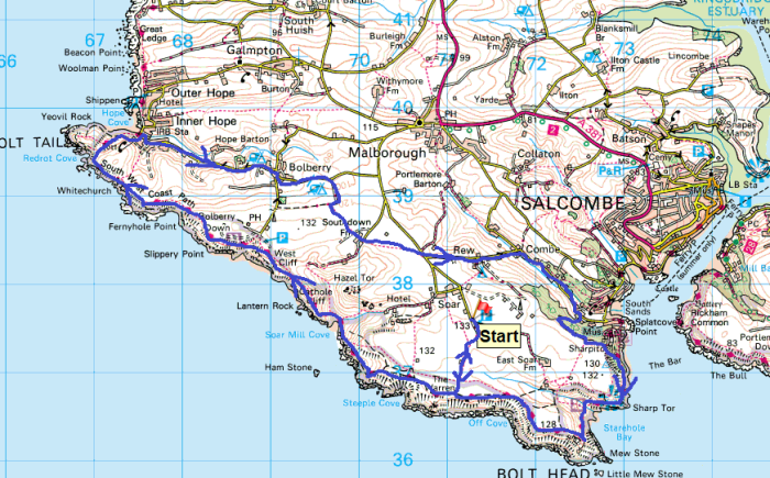 On the coastal path around Bolt Head | treksandtors