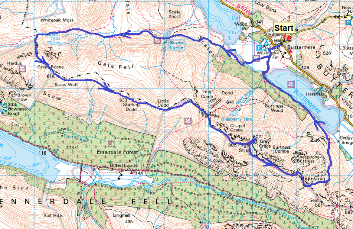 High Stile ridge | treksandtors