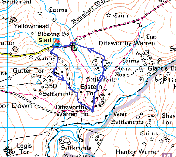 Gutter Tor and Ditsworthy Warren | treksandtors