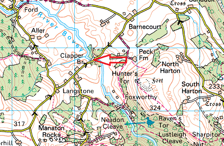 Manaton Clapper Bridge | treksandtors