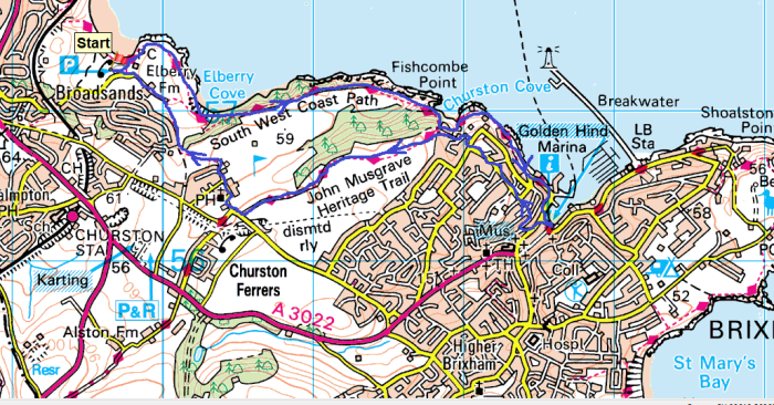 Broadsands to Brixham | treksandtors