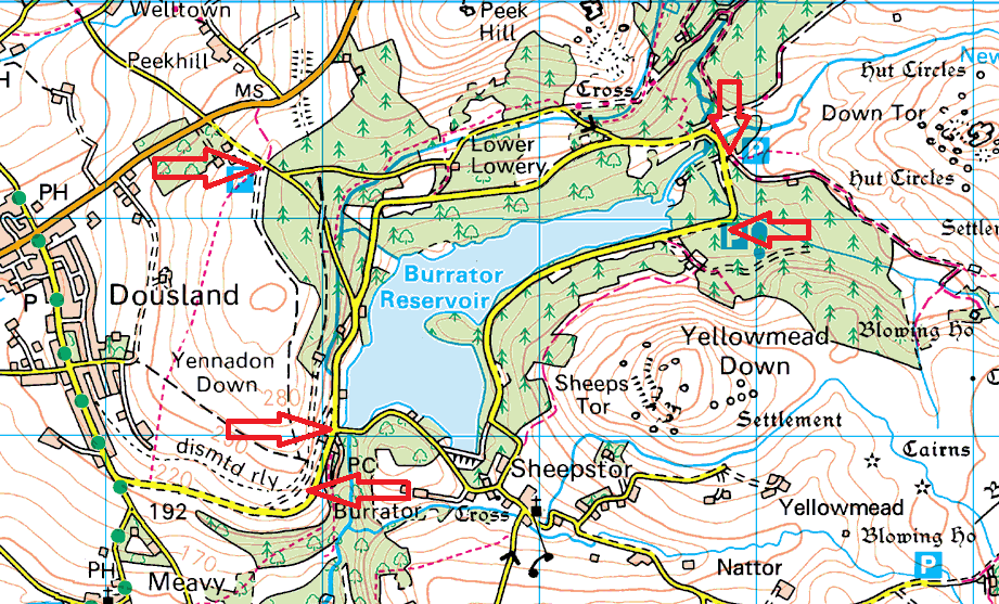 Burrator parking | treksandtors