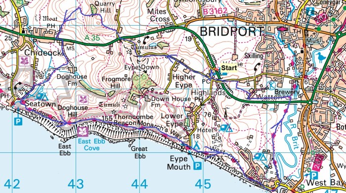 Seatown to West Bay | treksandtors