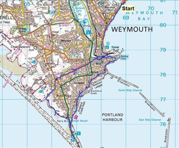 Weymouth and round to Wyke Regis | treksandtors