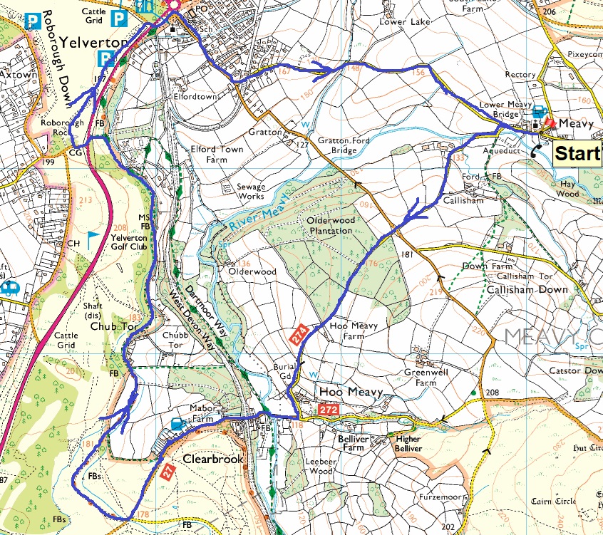Meavy, Clearbrook and Roborough Rock | treksandtors