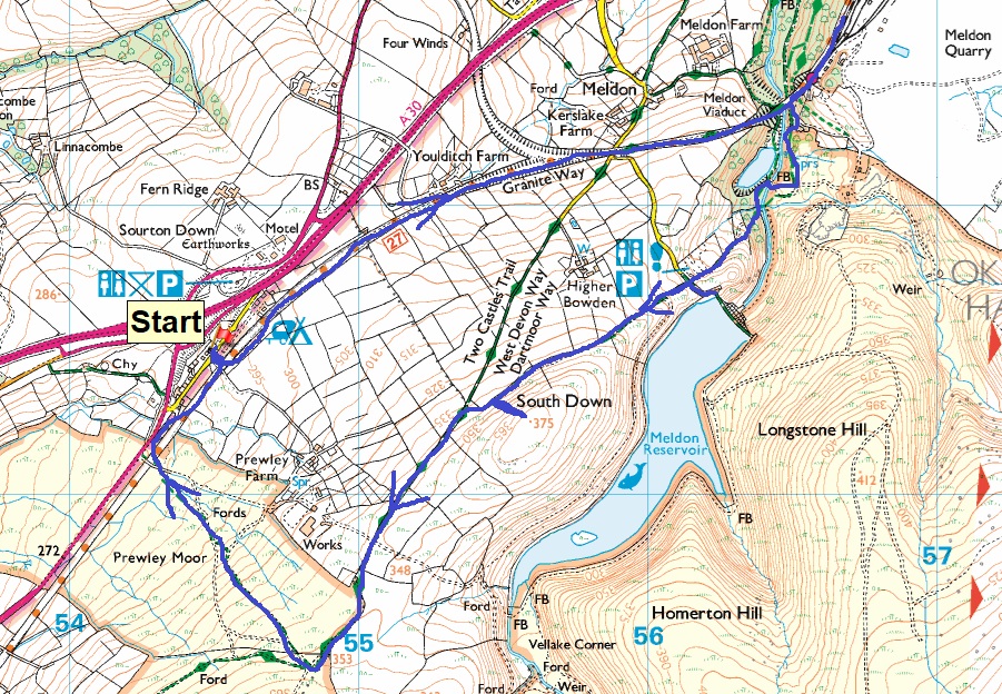 Northcote Manor, Granite Way and the Meldon Viaduct | treksandtors