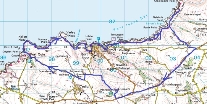Port Quin to Dannonchapel | treksandtors