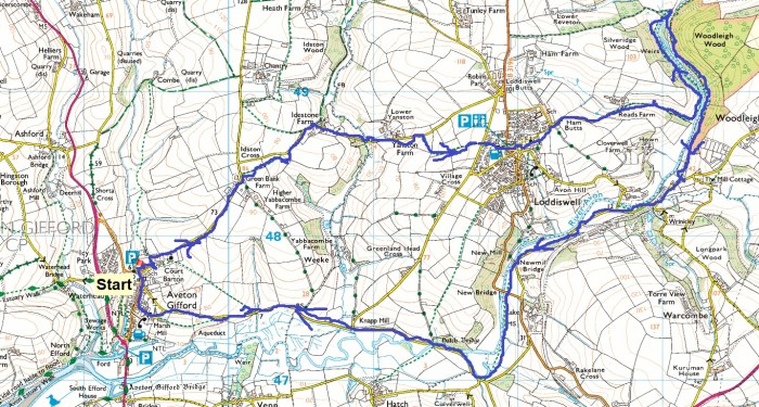 Aveton Gifford and around the Avon | treksandtors