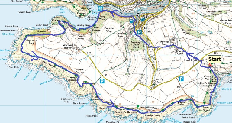 Warren Point, Stoke Beach and Noss Mayo | treksandtors