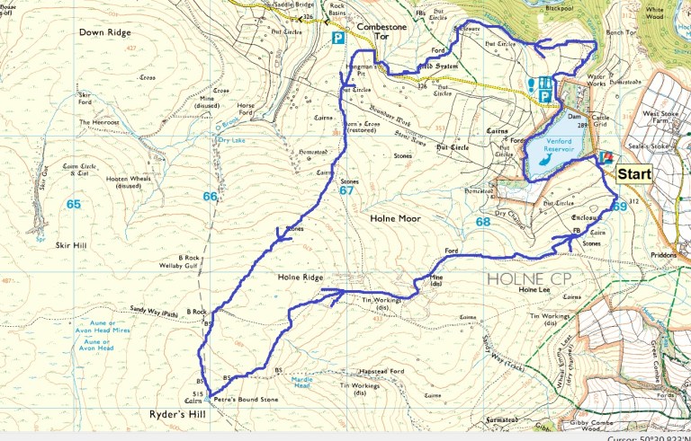 Venford Reservoir, Hangman’s Pit and Ryders Hill | treksandtors